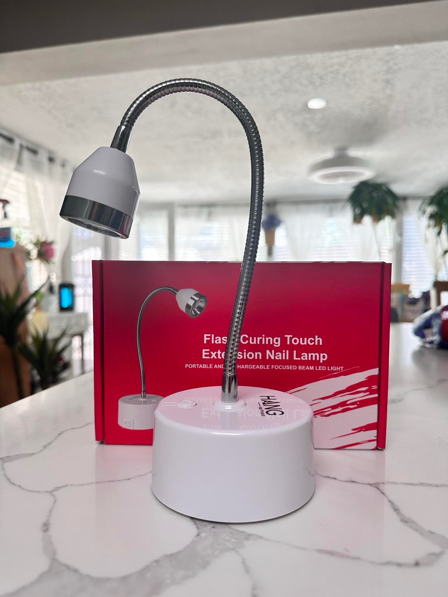 Quick Cure Nail Lamp 3-Light Touch, Portable – Hang Nail Product